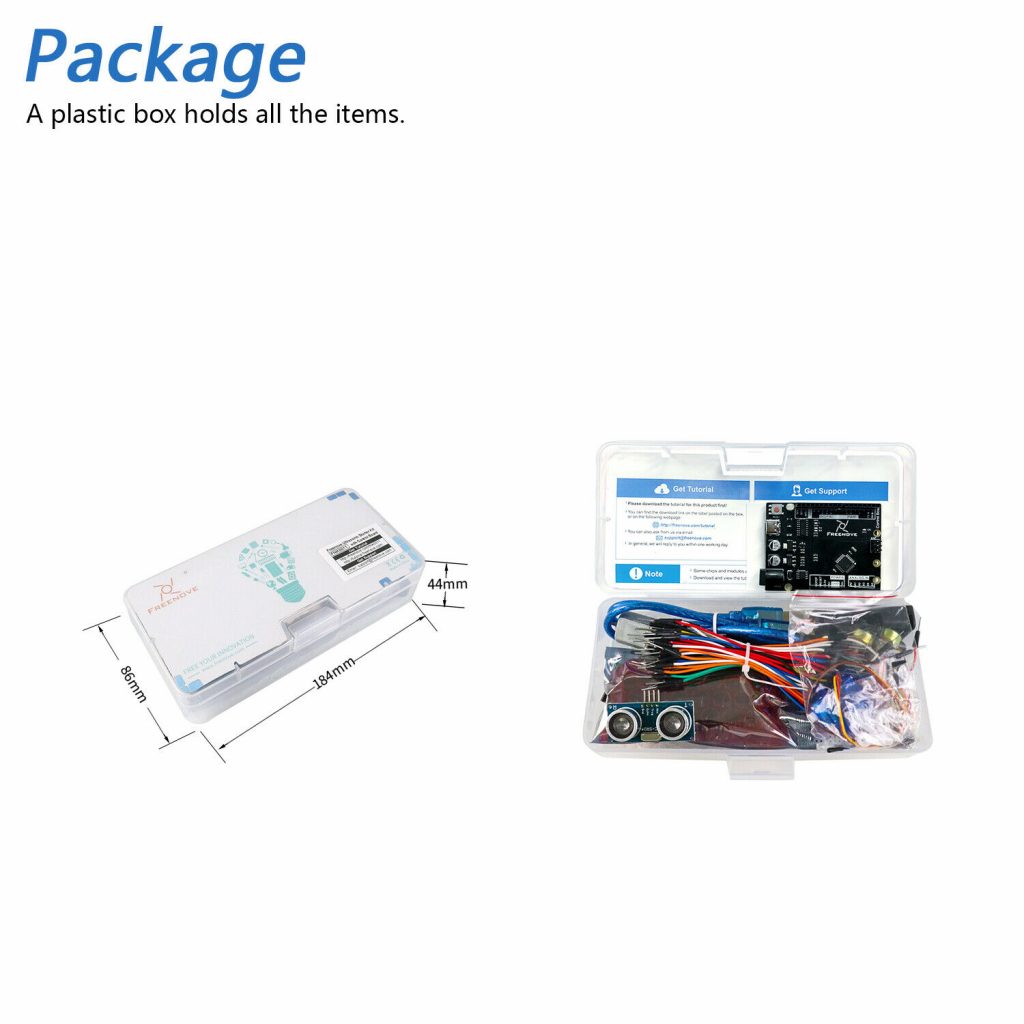 Arduino Starter kit med ultrasonic sensor servomotor osv Freenove ...